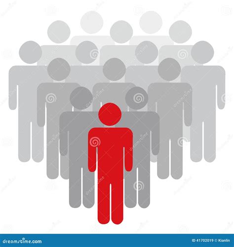 Leader Vector Stock Vector Illustration Of Excluded 41702019