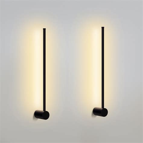Jermoner Lampara De Pared 2pcs 60cm Lampara Led Pared Interior