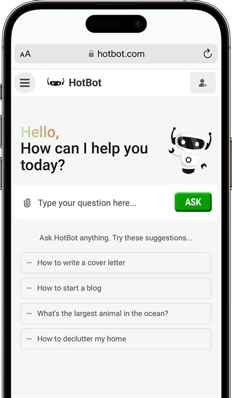 Hotbot Ai Your Virtual Assistant For Instant Answers And Solutions