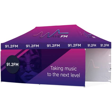 Ovation Sublimated Gazebo 6m X 3m 2 Long Full Wall Skins T Africa