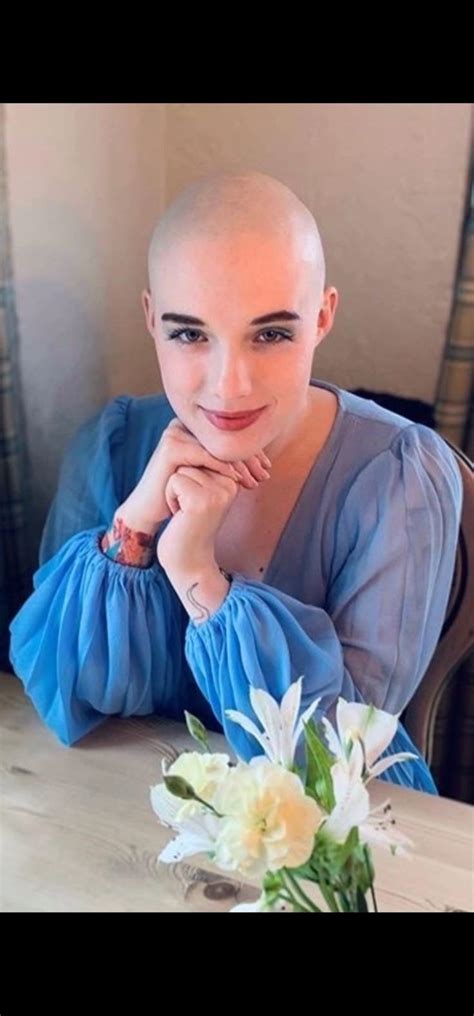 Pin By Ashley Boasso On Bald Women Bald Girl Bald Head Women Bald Women
