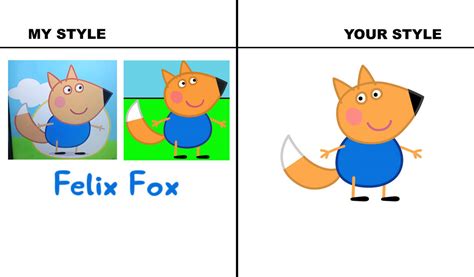 Felix Fox Comparison Template By Pierapigandfriends On Deviantart