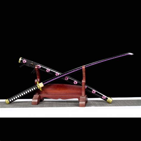 One Piece Roronoa Zoro Shusui Sword With 1060 Carbon Steel Black Full