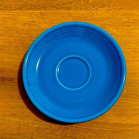 Fiestaware Dining Fiestaware Peacock Blue Saucer Poshmark