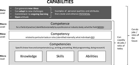 Competence Competencies Andor Capabilities For Public Communication