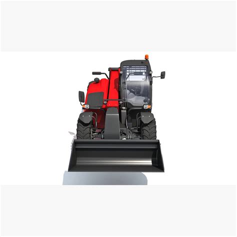 Articulated Bucket Telehandler 3d Model Download Tractor On