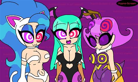 Hypno Screams Hypnotized Darkstalkers By Hypno Scream On Deviantart
