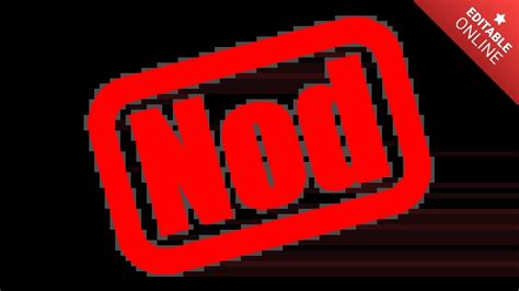 Nod Text Effect Generator