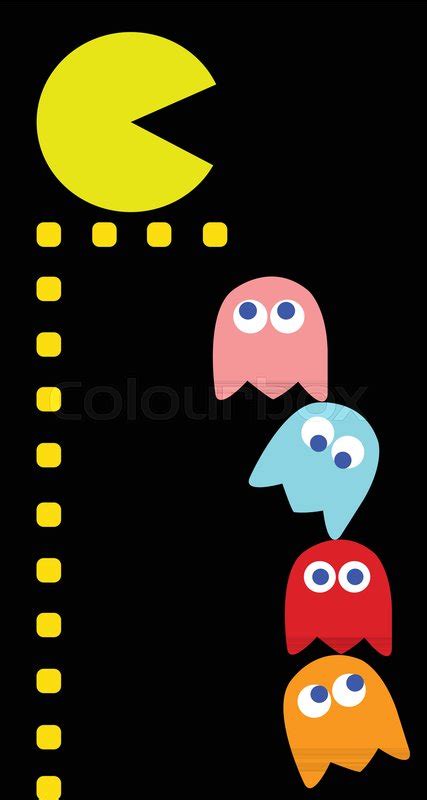 Pacman Vector At Getdrawings Free Download