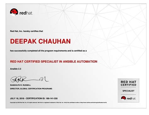 it s amazing feeling to grep one after another redhat certificates