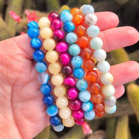 Crystal Bracelets Crystal Bead Jewelry Colorful Bead Bracelets