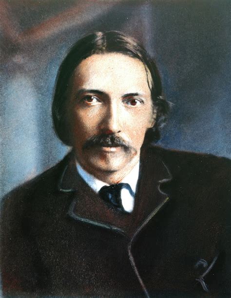 Robert Louis Stevenson 1850 1894 Oil Photograph By Granger Fine Art