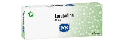Loratadina Mk® Tabletas Vademécum De Medicamentos Mk