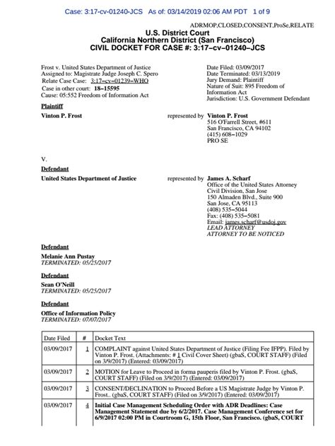 Can 32017cv01240 Docket Documentcloud