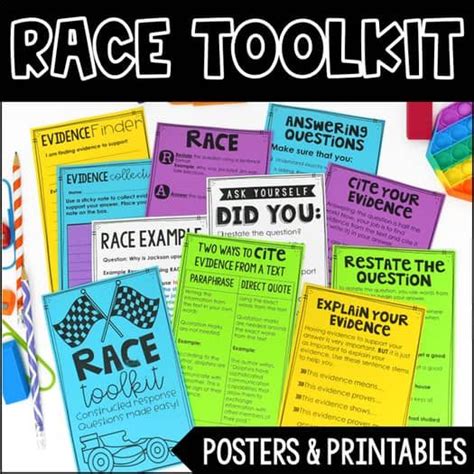 Free Race Constructed Response Strategy Toolkit With Digital Version
