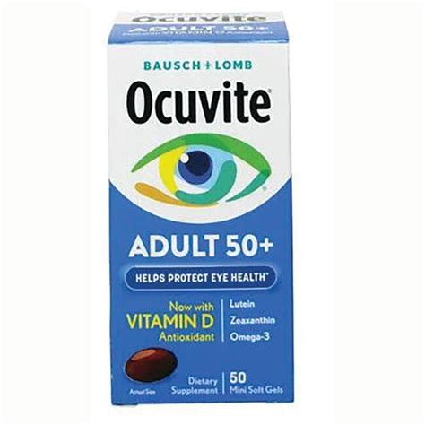 Bausch And Lomb Ocuvite Adult 50 50 Sgels