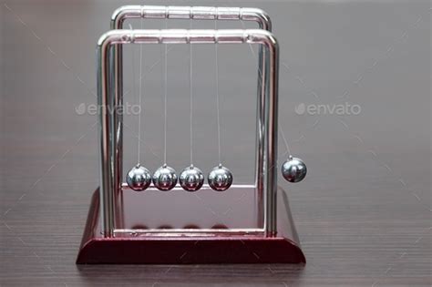 A System Of Pendulums Demonstrating The Law Of Conservation Of Energy