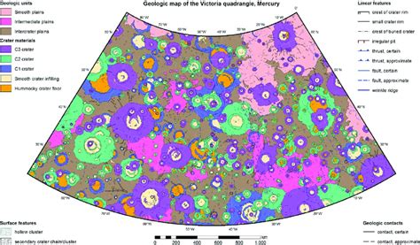 5 Geologic Map Of Victoria Quadrangle H2 Also Presented In The