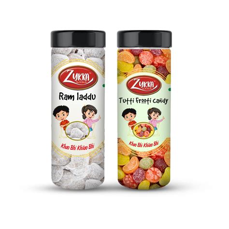 Zykka Ram Laddu 220g And Tutti Frooti Candy220 G Grocery