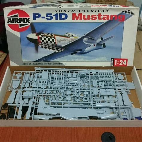 Model Kit Airfix 124 P 51d Mustang Hobbies And Toys Toys And Games On Carousell