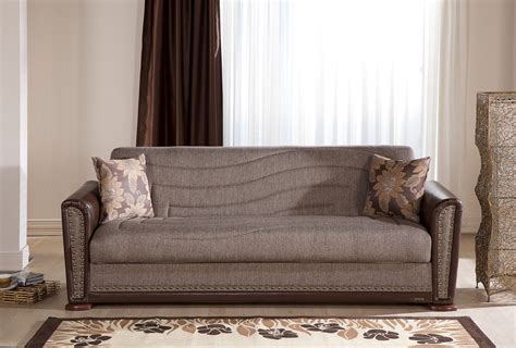 Istikbal Alfa Sofa Sleeper In Redeyef Brown