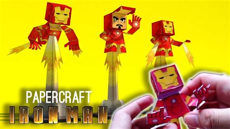 Minecraft Papercraft Iron Man