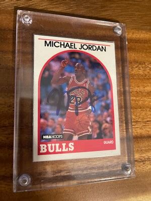 Michael Jordan Autograph Card Nba Hoops 1989 200 Mint Condition Ebay