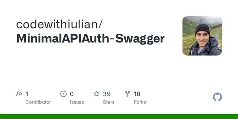 GitHub Codewithiulian MinimalAPIAuth Swagger