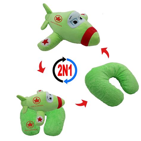 Jet Plane Plush And Neck Pillow 2 In 1 Convertible Promotional Ts