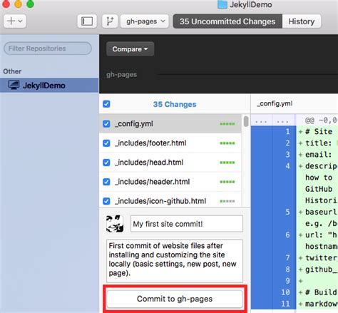 building a static website with jekyll and github pages programming