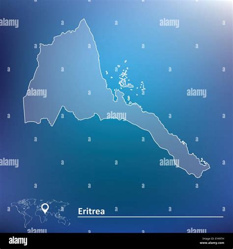 Map Of Eritrea Vector Illustration Stock Vector Image Art Alamy
