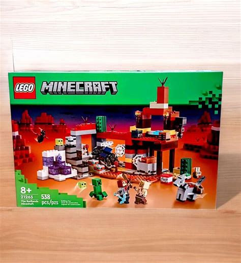 Lego® Minecraft The Badlands Mineshaft Video Game Toy 21263 538 Pieces