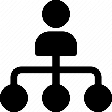 Organization Leadership Management Team Structure Hierarchy Business Icon Download On