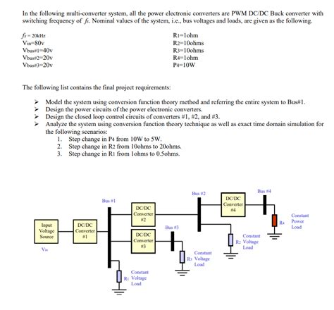 In The Following Multi Converter System All The