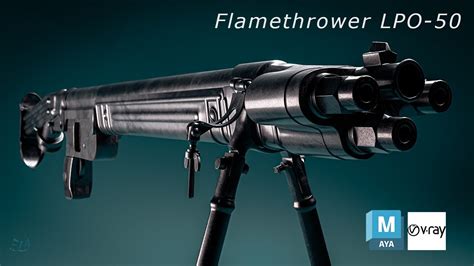 Flamethrower Lpo 50 3d Model Youtube