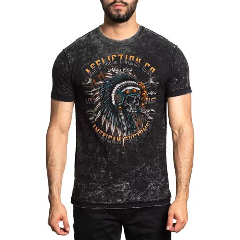 Двухсторонняя футболка Affliction Abysmal Tide купить в Москве с доставкой