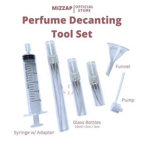Perfume Decanting Tool Set Bottle Empty Shopee Philippines