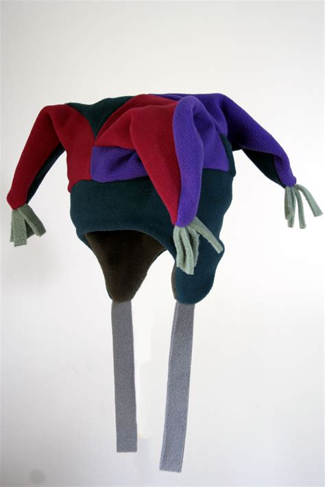 Fun Winter Polar Fleece Jester Hat Handmade By The Mouse Works