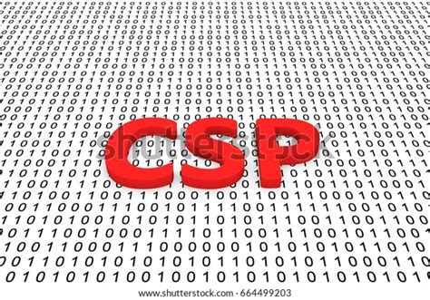Csp Form Binary Code D Illustration Stock Illustration Shutterstock