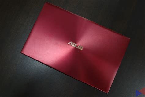 Quick Hands On Asus Zenbook Ux Fn Burgundy Red