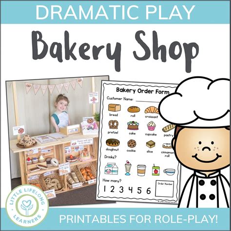 Bakery Dramatic Play Little Lifelong Learners