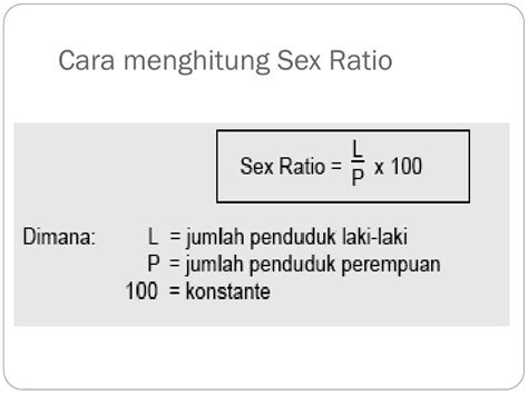 Cara Menghitung Sex Ratio Panduan Lengkap Rintik Sedu