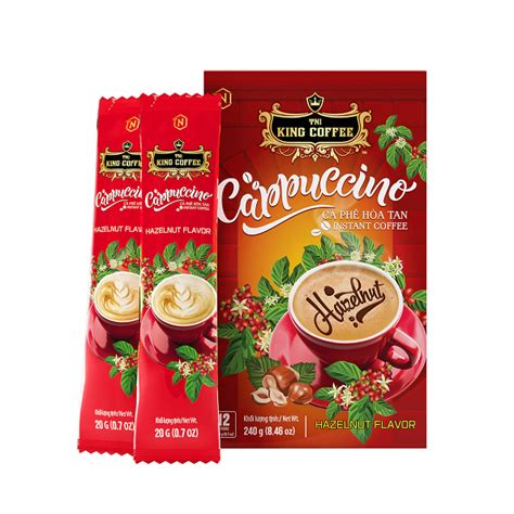 Кофе растворимый TNI King Coffee Cappuccino с орехом, 1шт. - Панда ...