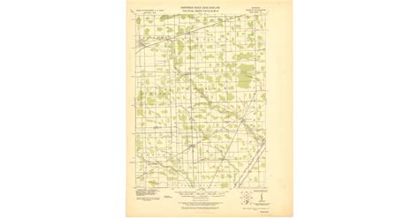 1928 Map Of Romulus Mi — High Res Pastmaps