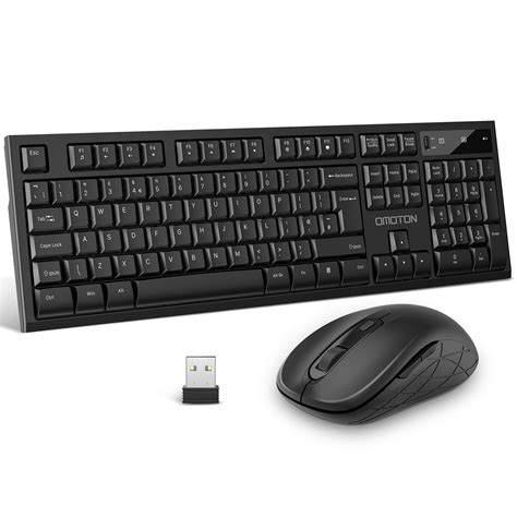 Wireless Keyboard And Mouse Set Omoton 2 4ghz Full Sized Desertcart India
