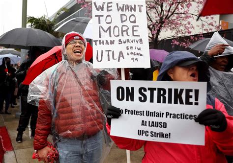 Los Angeles Schools Shut Down As Staff Begin Three Day Strike Us