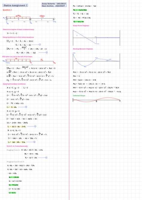 Solution Structural Engineering Statics Practice Problems Studypool