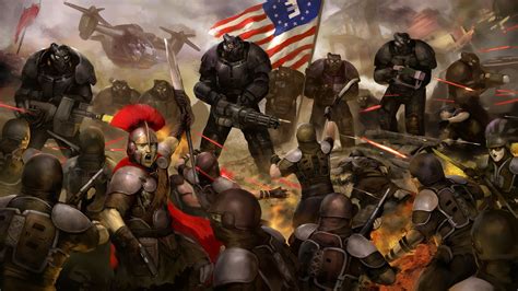 Enclave Vs Legion In 2025 Fallout Power Armor Fallout Wallpaper