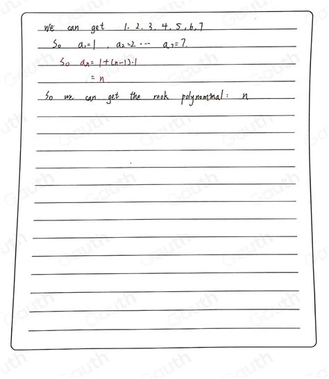 Solved 4 Find The Rook Polynomial For The Following Board Math