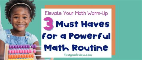 The 3 Must Haves For A Powerful Daily Math Routine